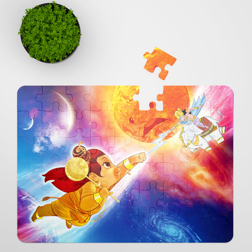 Hanuman - The Invincible- 54pcs puzzle – Aurva